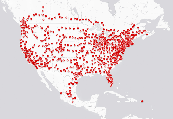 Tesla charging stations near me store